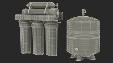 Reverse Osmosis Drinking Water Filtration System 3d Model 79 3ds Blend C4d Fbx Max Ma