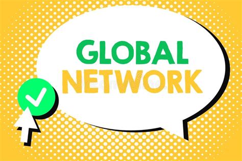 Conceptual Hand Writing Showing Global Network Business Photo Text Any