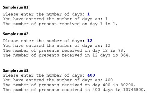solved practice s10p05 christmas presents