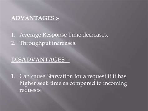 disk scheduling algorithm in operating system pptx
