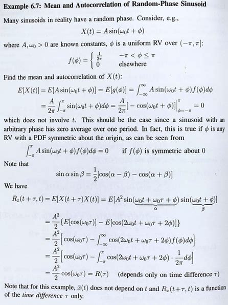 Power Of Signal And Noise For The Random Process Chegg