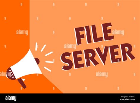 Conceptual Hand Writing Showing File Server Business Photo Text Device Which Controls Access To