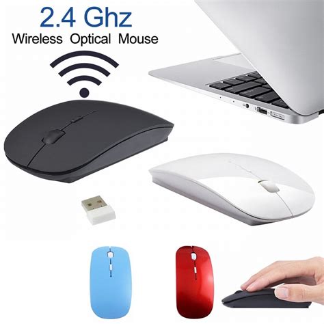 Maxexcell 02960 24ghz Ultra Slim Wireless Optical Mouse Wireless