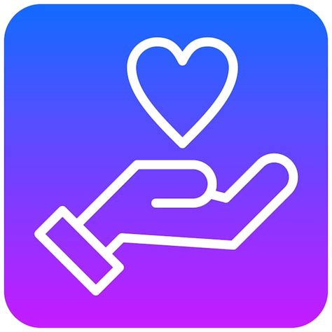 Compassion Icon Premium Vector