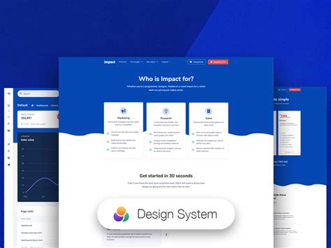 impact design system free design system for bootstrap 4 creative tim