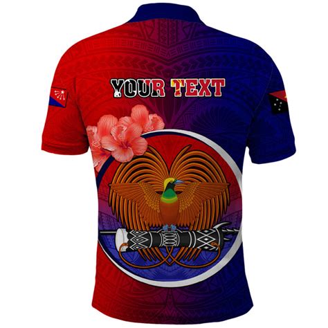 Personalized Papua New Guinea Central Province Polo Shirt Mix Coat Of