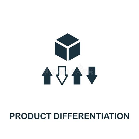 Product Differentiation Icon Creative Element Design From Content Icons Collection Stock