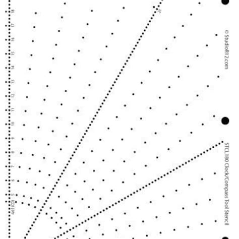 Compass Stencil Etsy