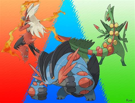 Hoenn Starters Wallpaper
