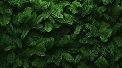 Premium Ai Image Top Down Tree Background Banner Christmas Tree Branc
