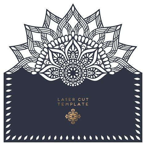 레이저 컷 템플릿 무료 벡터