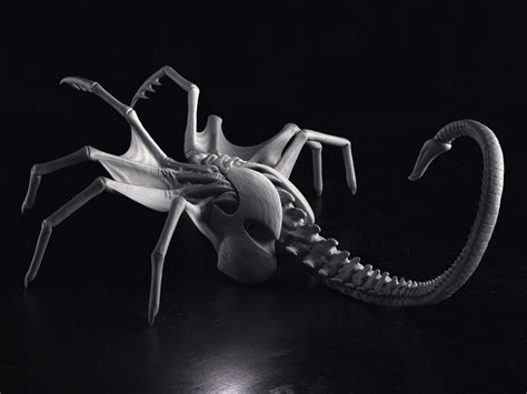 Alien Queen Facehugger Sculpture Printable 3d Model 3d Model 3d Printable Cgtrader