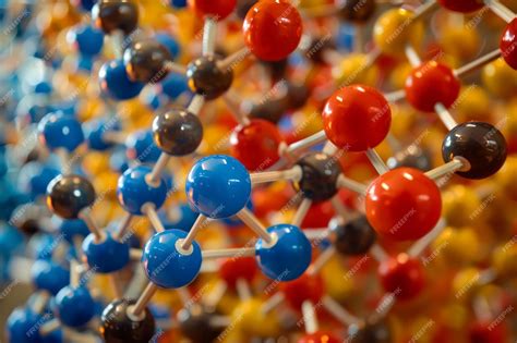 Premium Photo Exploring Molecular Models To Reveal Structure And