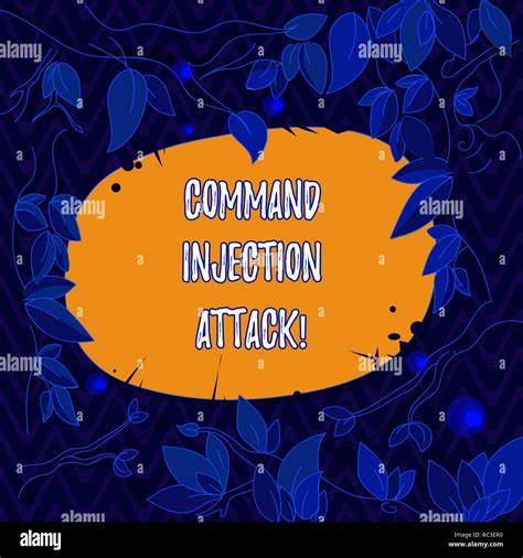 word writing text comanalysisd injection attack business concept for