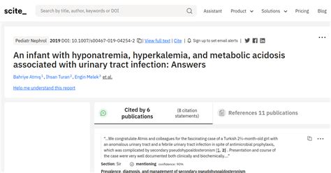 An Infant With Hyponatremia Hyperkalemia And Metabolic Acidosis Associated With Urinary Tract