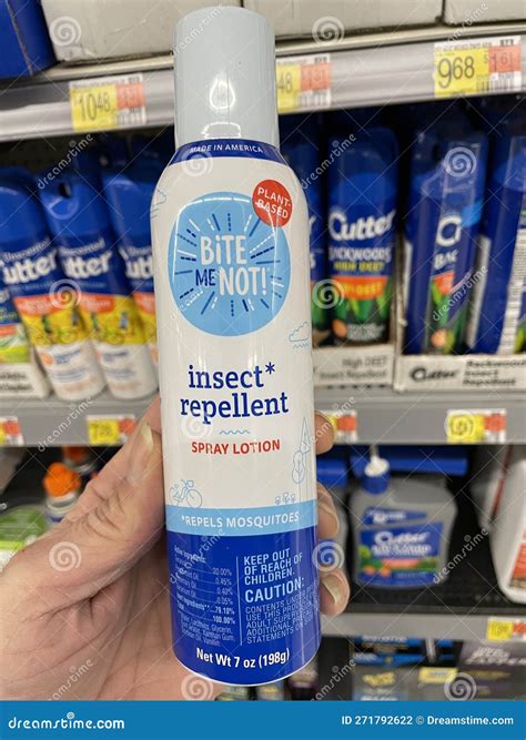 Walmart Interior Bite Me Not Bug Spray Repellant Editorial Photography Image Of Sale Martinez