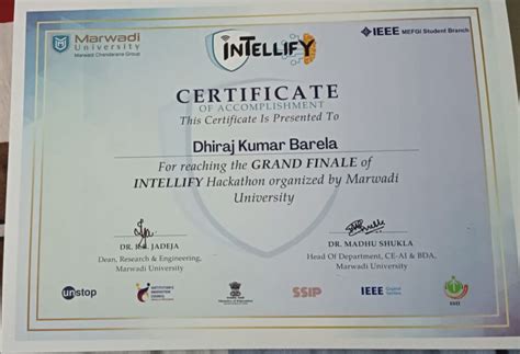 Intellify1 Datascience Hackathon Rajkot Teamwork Experience