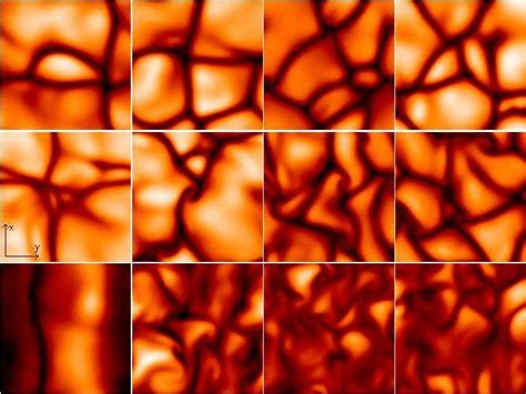 Horizontal Cross Sections Of Temperature From Fully Developed Download Scientific Diagram