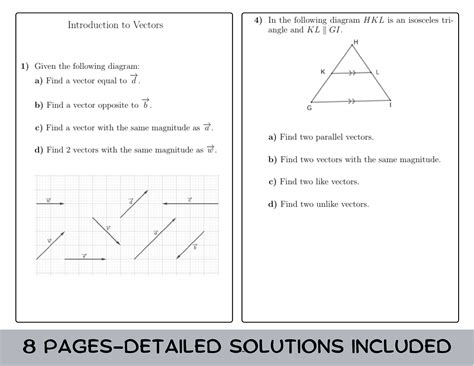 Parallel Vectors Equal
