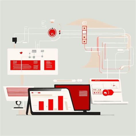 Technological Flexible And Scalable Scada Vector Illustration Flat 2