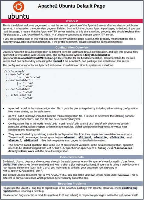 Настройка виртуальных хостов Apache в Ubuntu 20 04 Справочник Ruvds