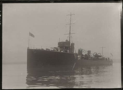 Rare Glass Neg Ww1 Acorn Class Destroyer Hms Martin 2nd Flotilla Thorneycroft Antique Price