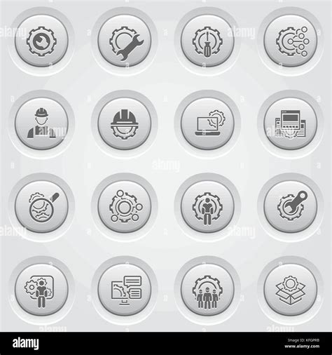 Line Engineering Icons Stock Vector Image Art Alamy