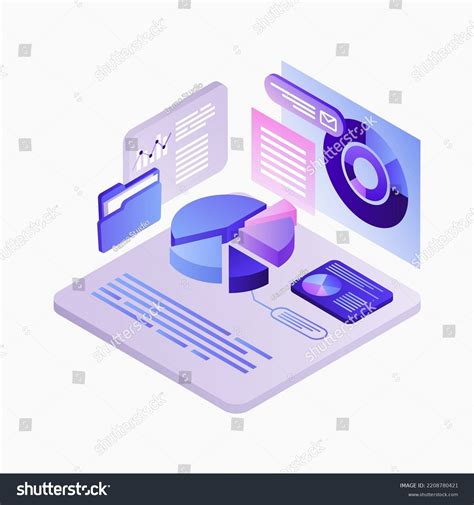 Professional Data Analytics Illustration Data Analyse Stock Vector Royalty Free 2208780421