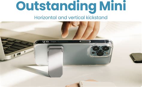 Ringke Outstanding Mini Stand Universal Smartphone Kickstand Black
