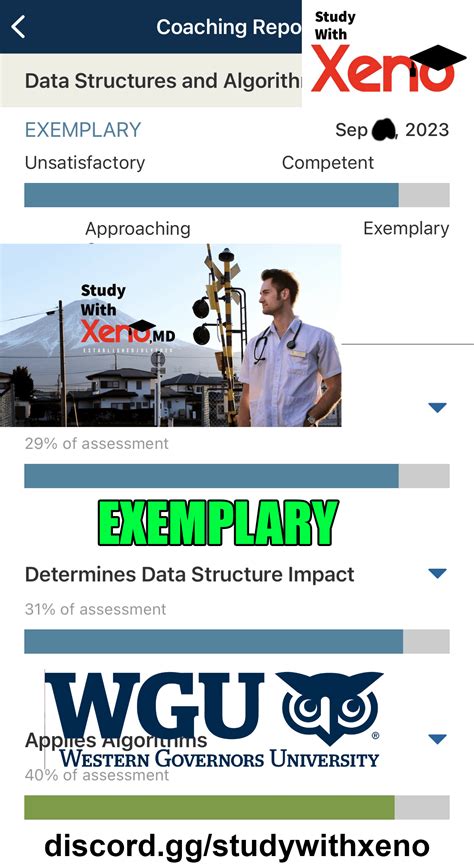 Examity Wgu Data Structures And Algorithm Exemplary Gradegenie