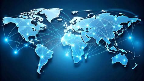 Global Network Convergence A Handshake Of Opportunity Generative Ai Stock Image Image Of