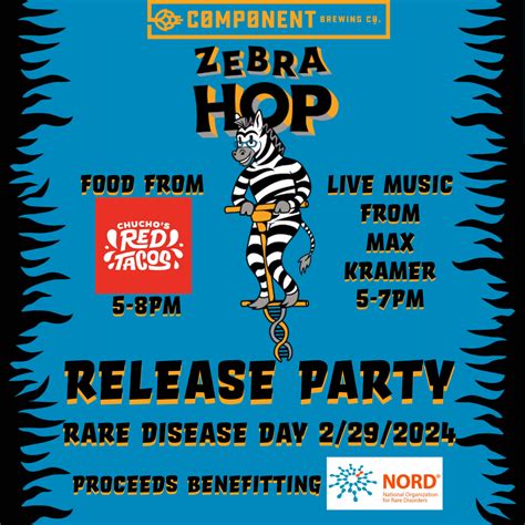Zebra Hop Release Party Component Brewing