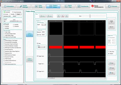 Dlp6500fye Dlp6500fye Trigger Input In Dli6500 Development Kit Is