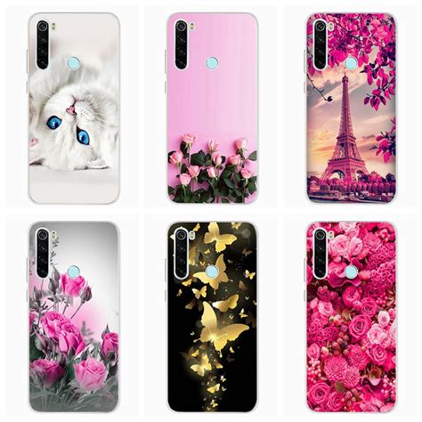 Xiaomi Redmi Note 8 Note 8 Pro Casing Cover Tpu Soft Flower Cartoon