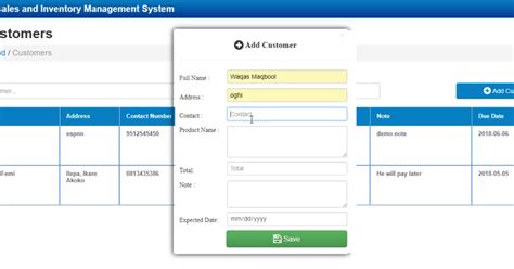 Point Of Sale Inventory System In Php Complete Project With Database