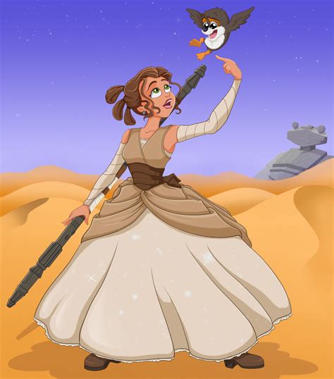 Scofoe Well Rey Was A Disney Princess After All
