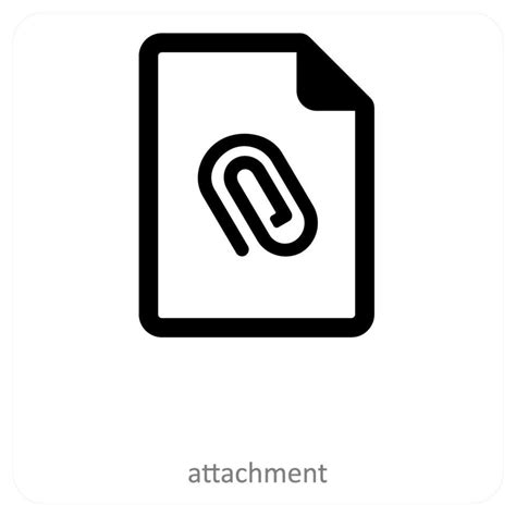 Attachment And Hyperlink Icon Concept 25903076 Vector Art At Vecteezy
