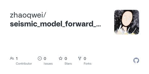Github Zhaoqweiseismicmodelforwardsimulation