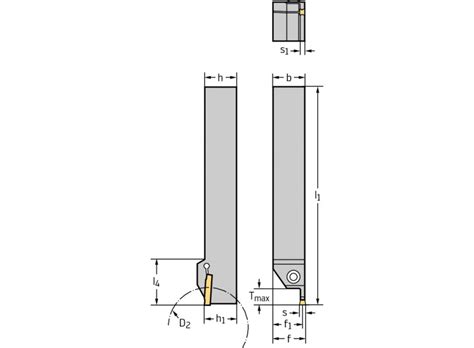 WALTER G R T GX Shank Tool Radial Grooving