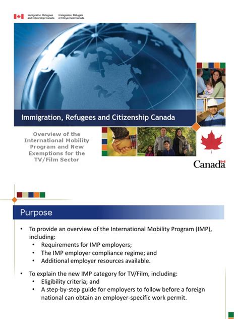Lmia Exemption For The Tv And Film Sector Pdf Employment Regulatory Compliance