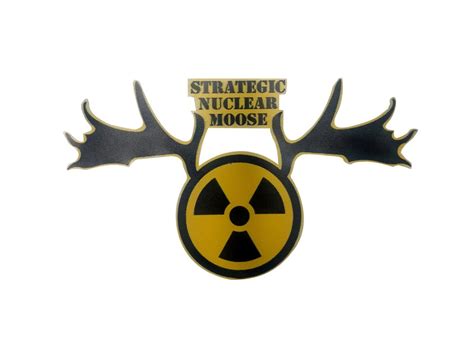 Pegatina Strategic Nuclear Moose