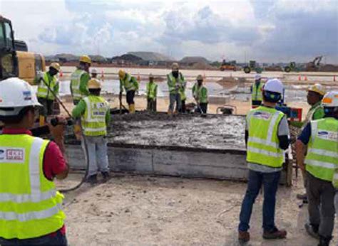 Construction Of Rigid Pavement For Taxiway Entrances At The North And South Ends Of Runway 3 In