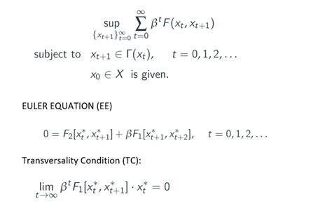 QUESTION Construct Euler Equation EE Chegg Com