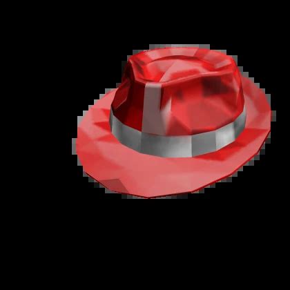 Red Sparkle Time Fedora Roblox