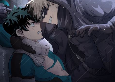 Deku Fanart Villain Bakugou