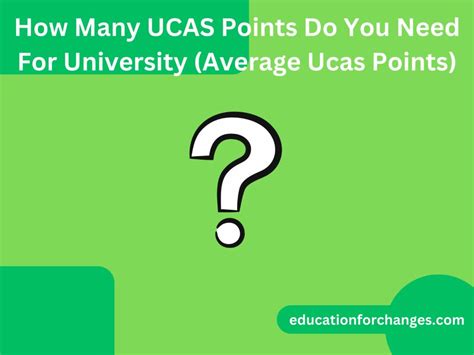 How Many UCAS Points Do You Need For University Average Ucas Points Cherish Study