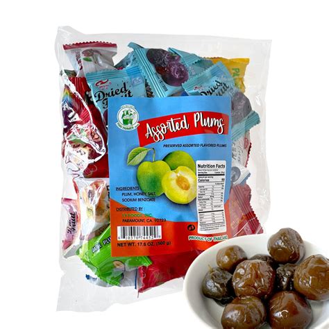 Buy Assorted Preserved Plums At Snack Hawaii Aspartame Free