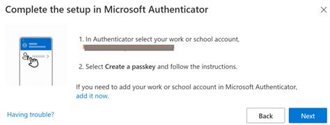Step By Step Guide Microsoft Authenticator App Passkey Cloud Build