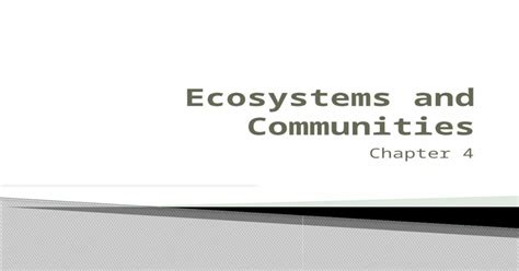 Pptx Chapter 4 1 Biotic And Abiotic Factors 2 The Niche 3 Community Interactions 4