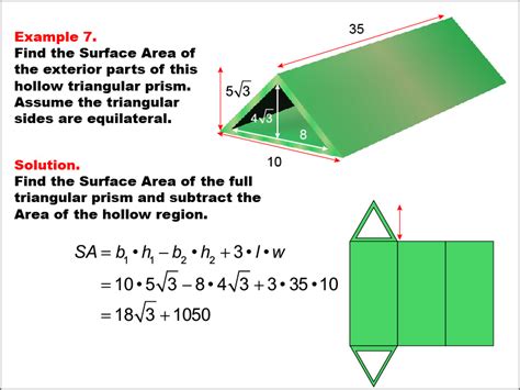 math example area and perimeter surface area example 7 media4math
